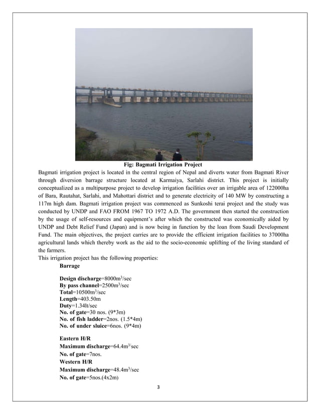 Irrigation and drainage engineering Field report .pdf | Civil ...