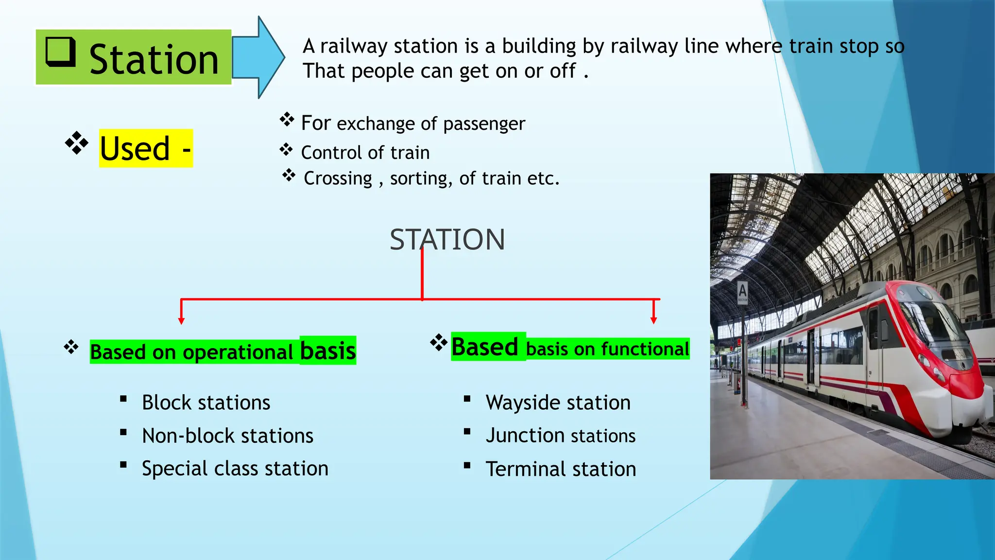Some basic informaton of railway station | PPTX