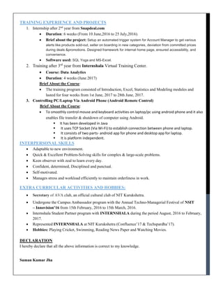 Suman kumar jha_cv | PDF