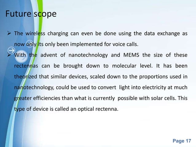 Wireless mobile charging using microwave | PPTX