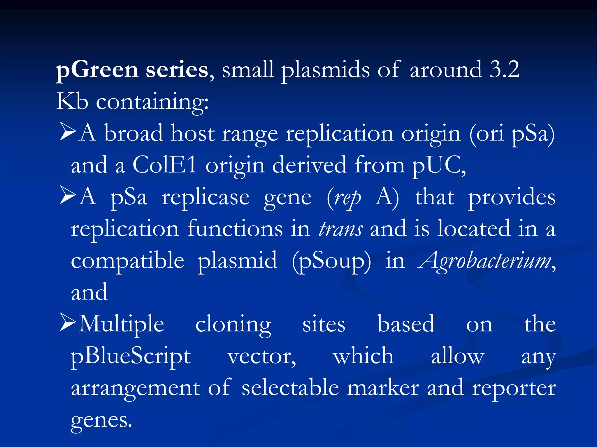 A comprehensive study of shuttle vector & binary vector and its rules of in gene transfer | PPTX