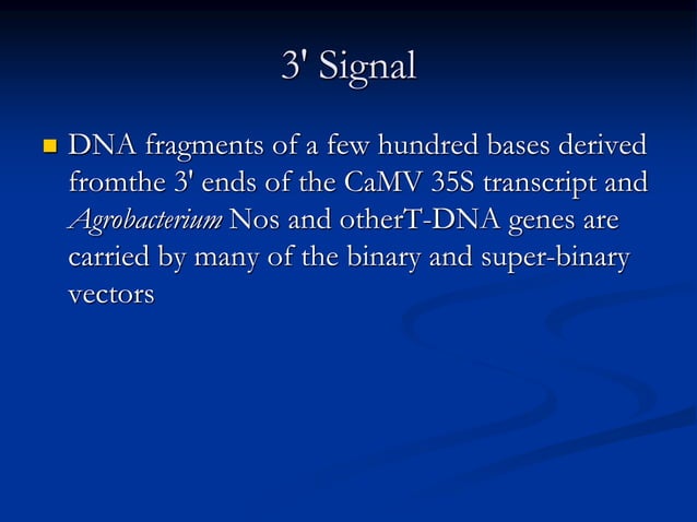 A comprehensive study of shuttle vector & binary vector and its rules of in gene transfer | PPTX ...