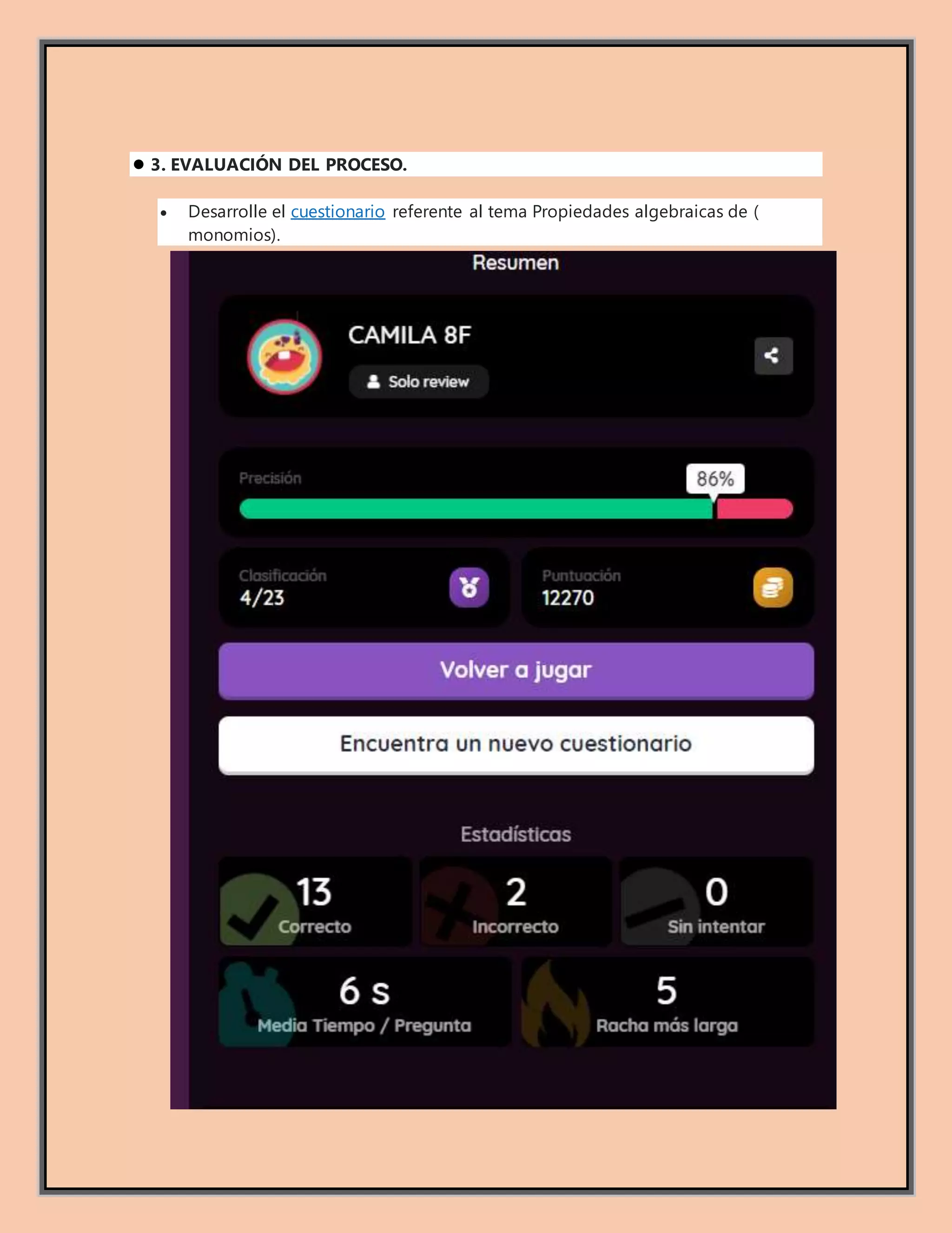 MATEMATICAS /SUMA,RESTA,MULTIPLICACIONY DIVISION DE MONOMIOS | PDF