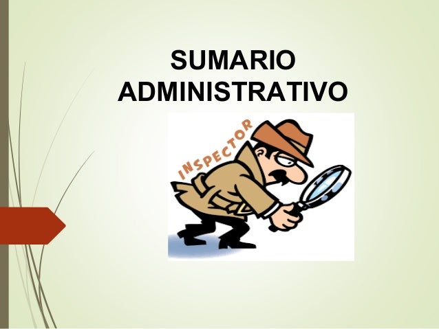 Sumario administrativo (1)
