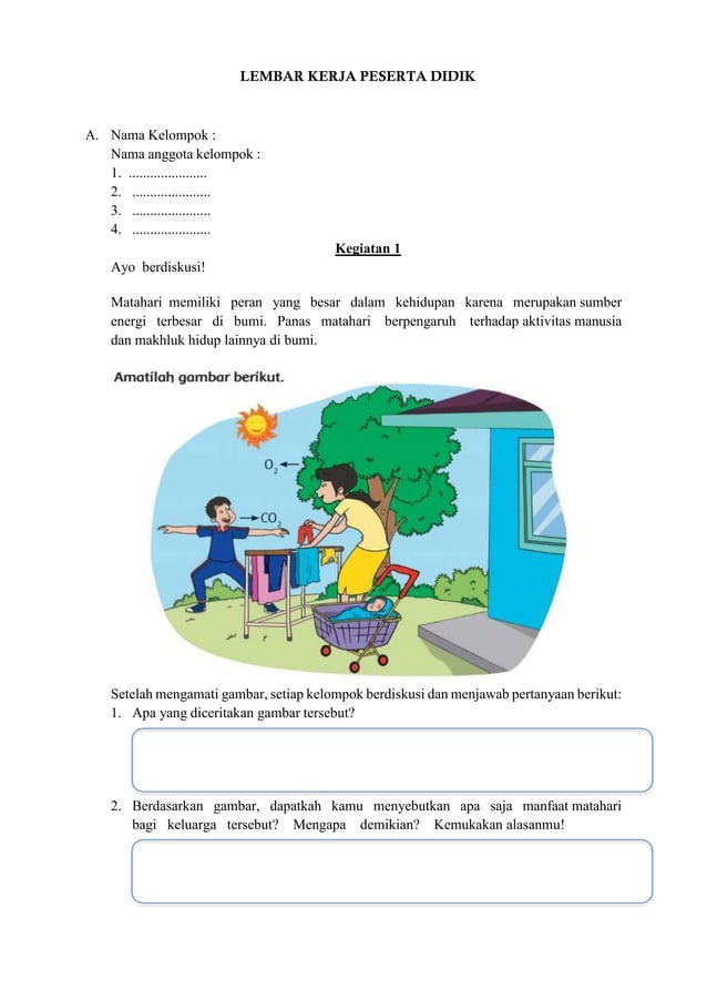 LKPD Kelas 6 Pada Kurikulum Merdeka Tahun 2021 | PDF