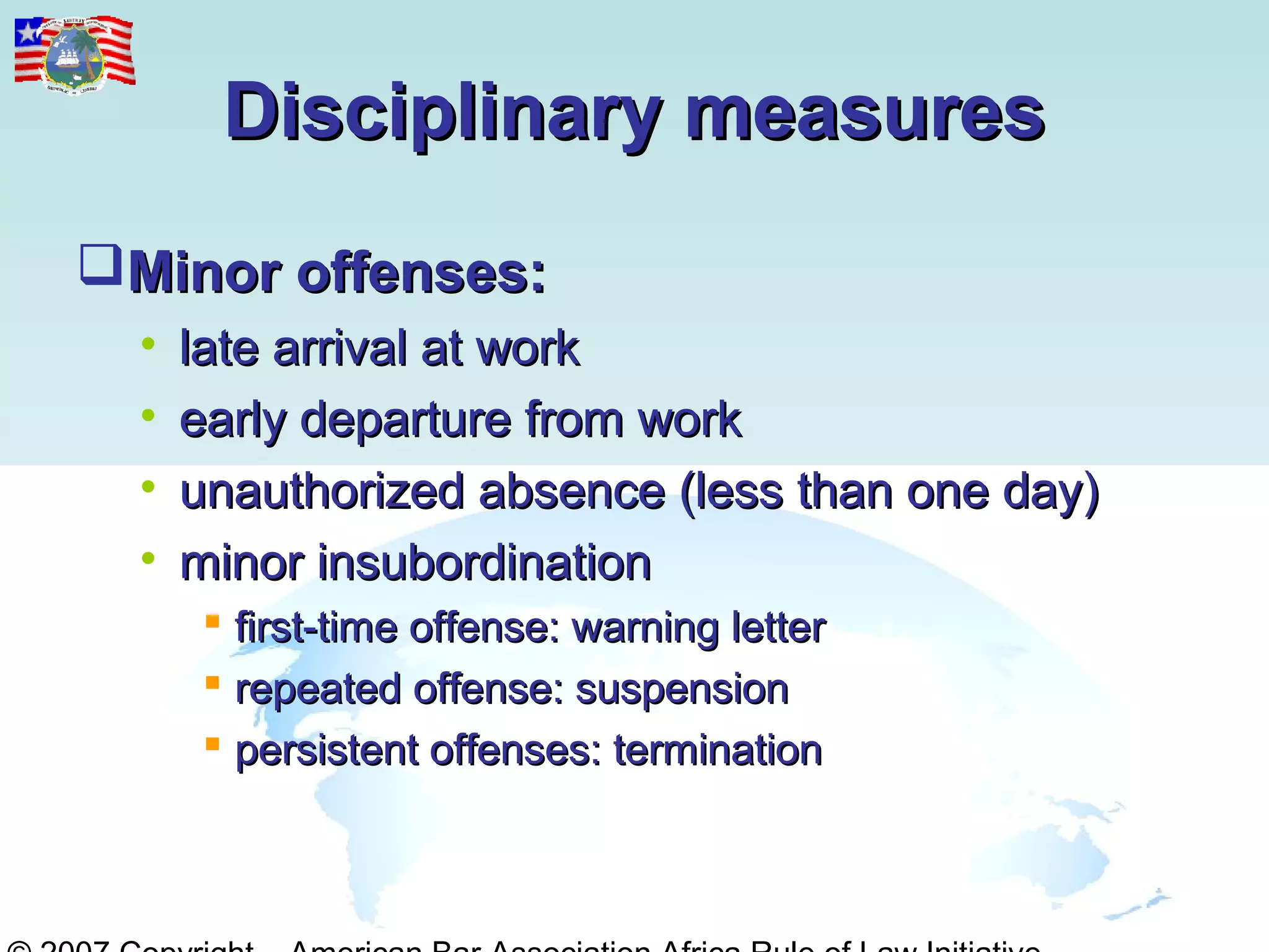 Sumary Of Liberian Labour Law | PPT