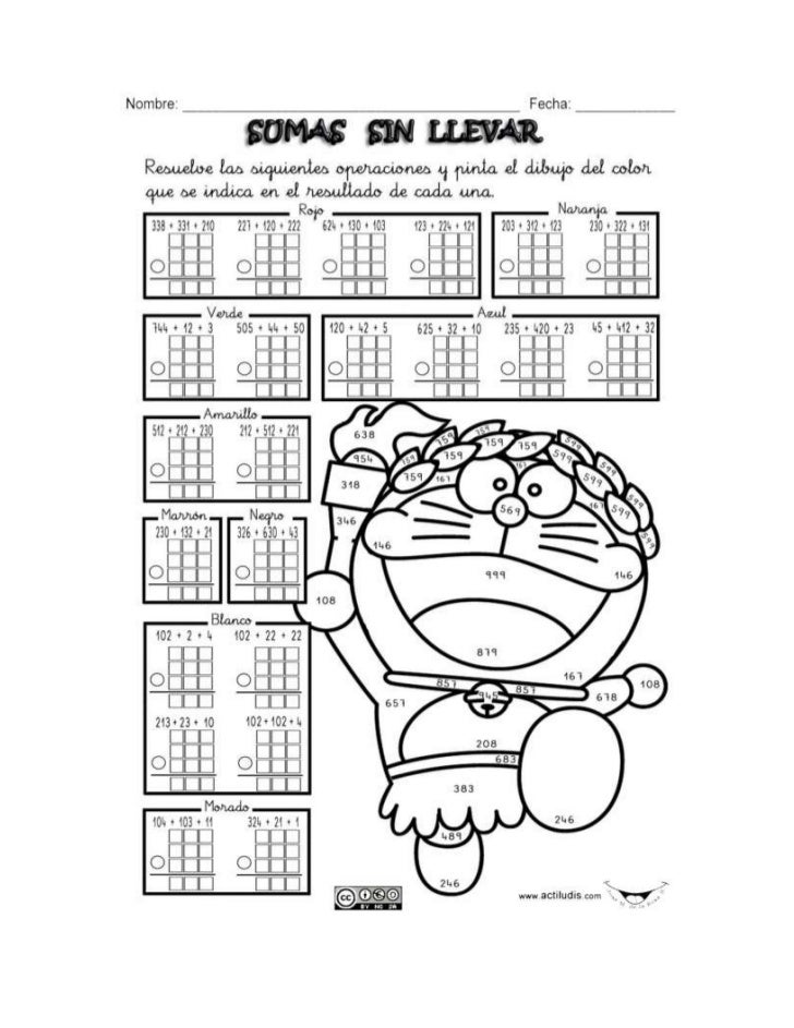 Sumas con centenas