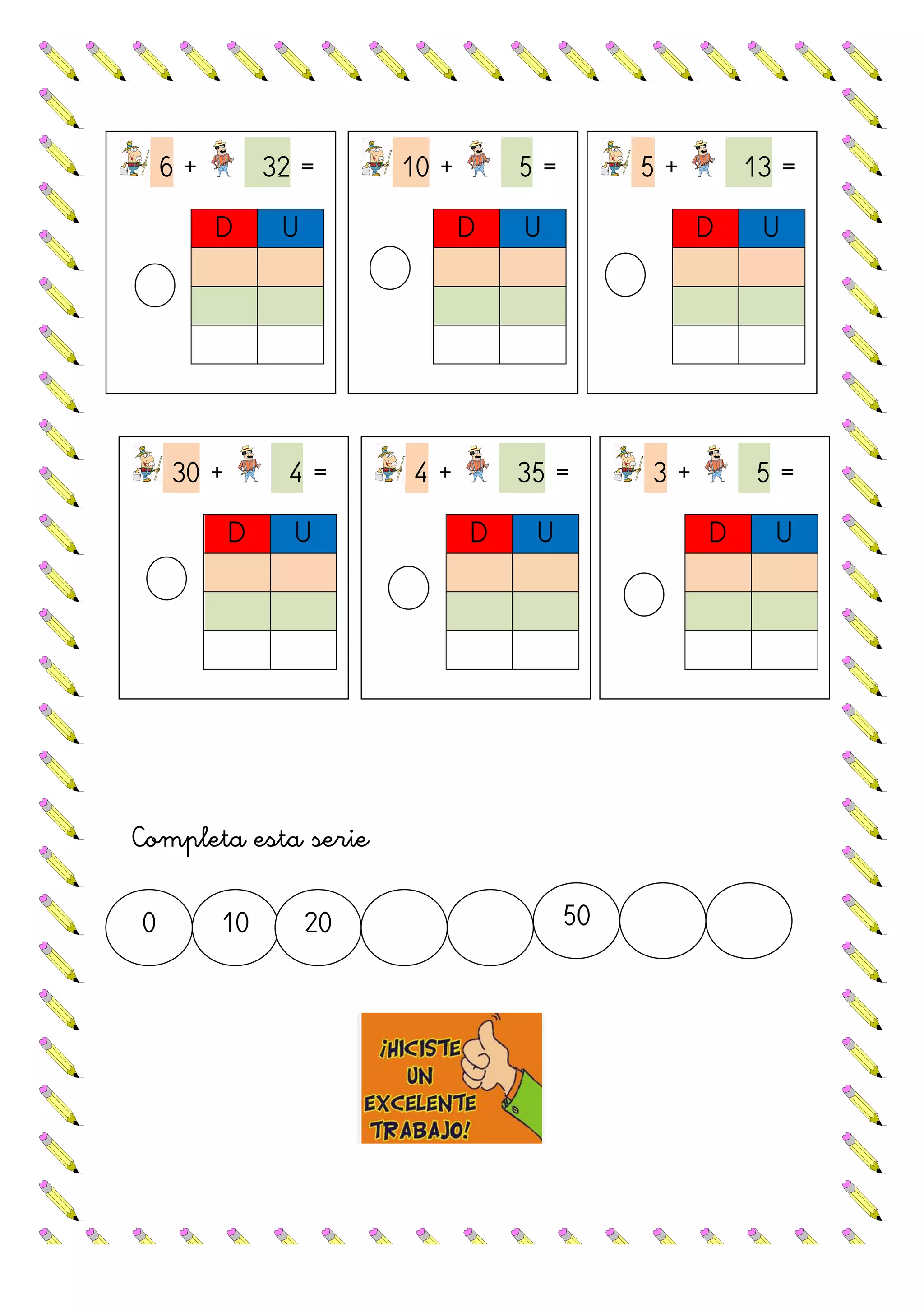 Sumas dos cifras y una | PDF
