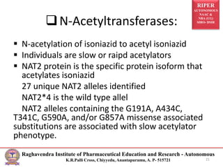 Polymorphism Affecting Drug Metabolism | PPTX