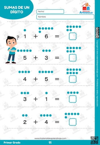 Sumas para primer grado nivel 1.pdf