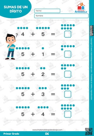 Sumas para primer grado nivel 1.pdf