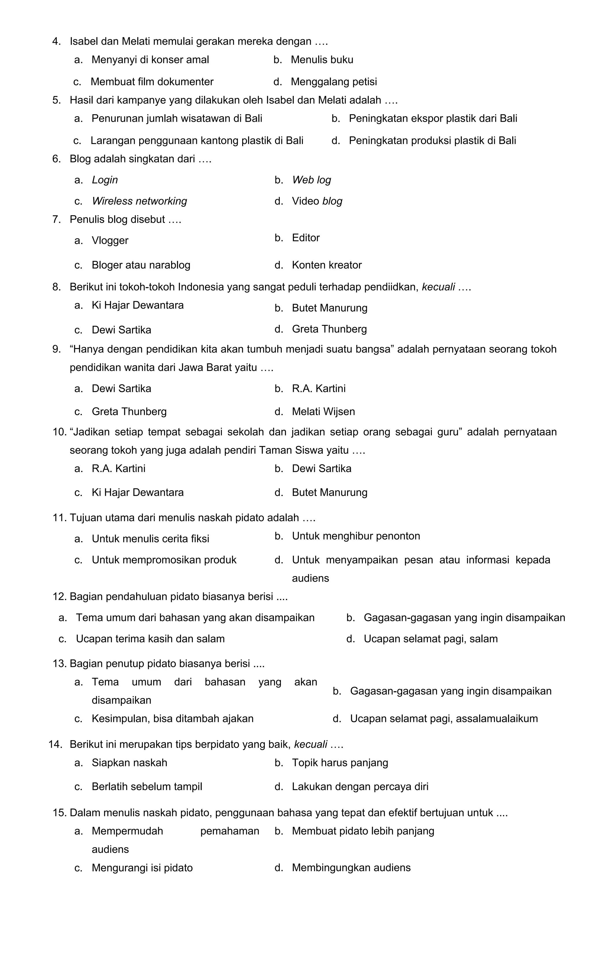 SUMATIF 5 BI.docx JJNKJMKMDMMCK,D,FMLVF | PDF