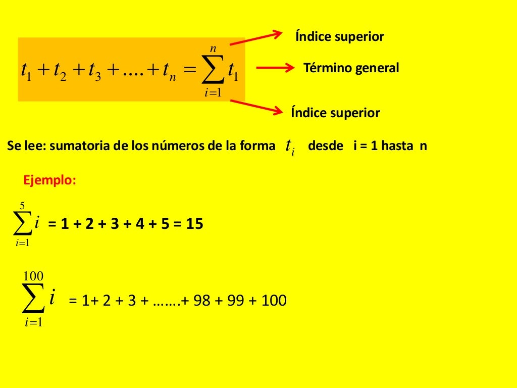 Sumatorias