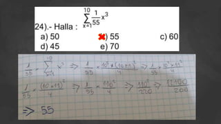 Sumatorias numericas | PPT