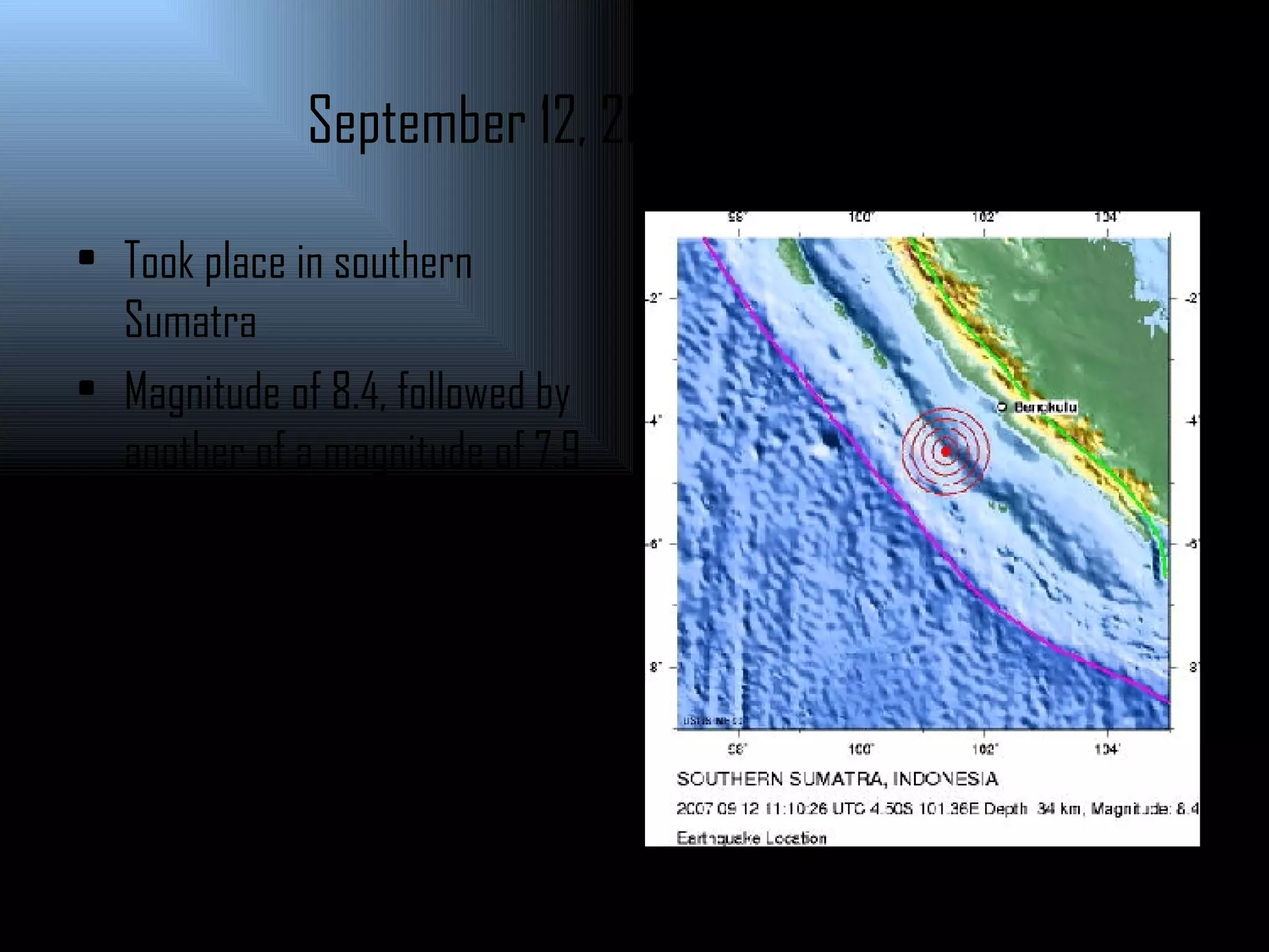 Sumatra Earthquake | PPT