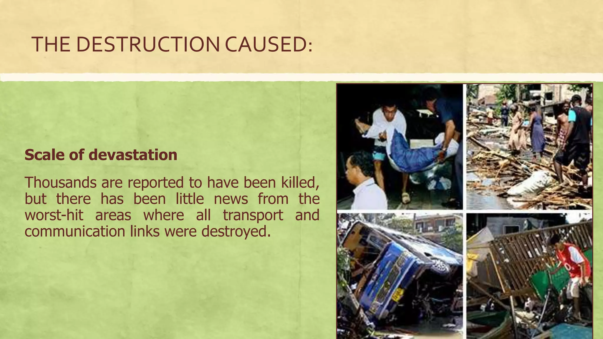 Sumatra earthquake 2004 | PPTX