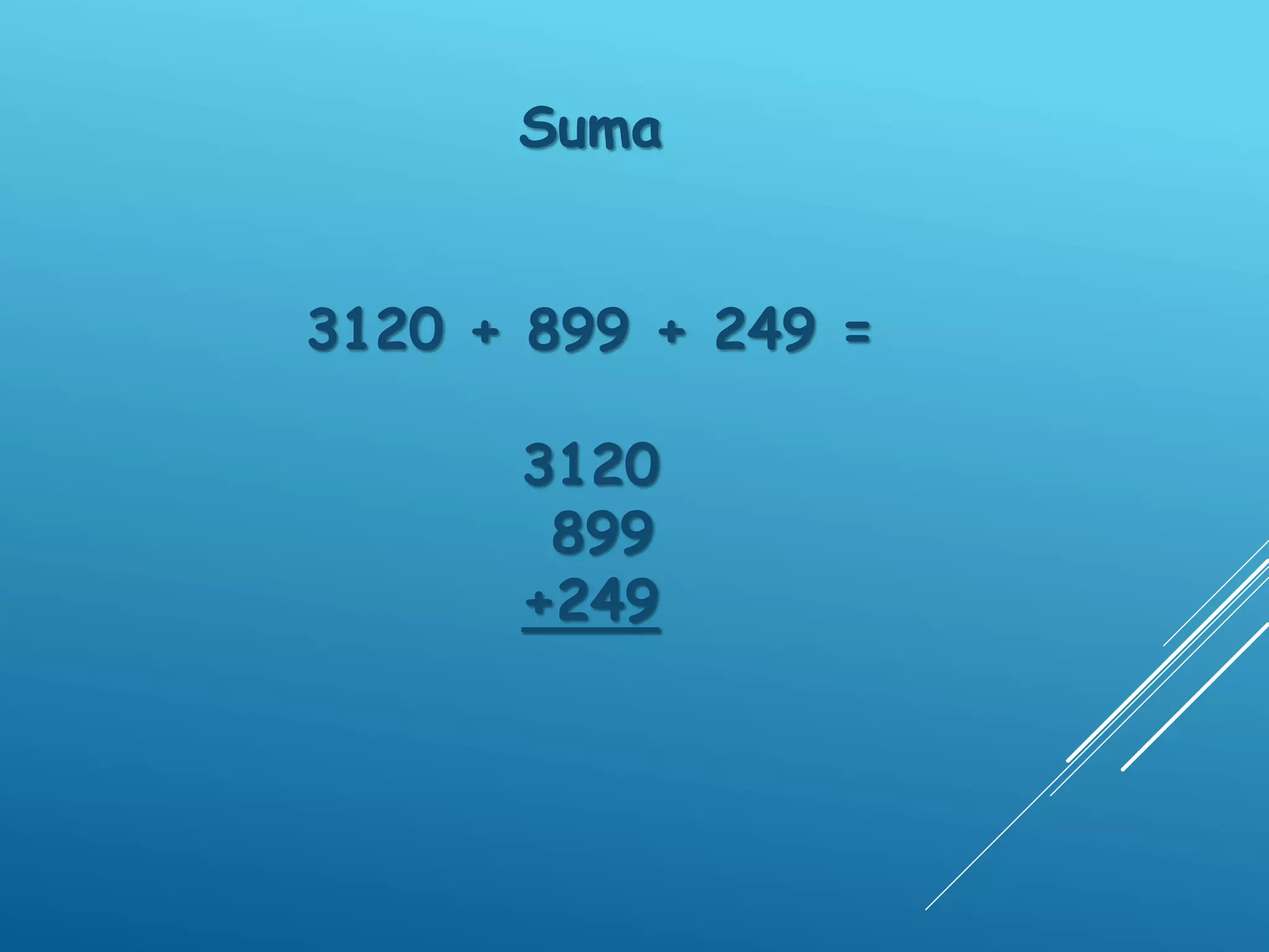 Suma y resta de números naturales. | PPTX