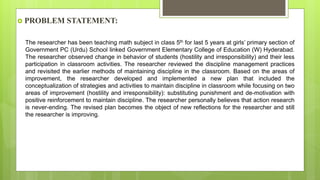 Impact Of Classroom Management Strategies On Students' Performance And ...