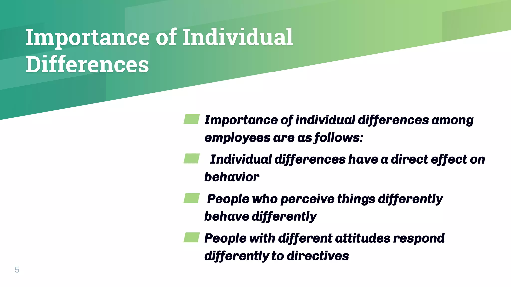 Individual Differences | PPT