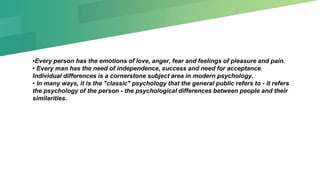 Individual Differences | PPTX
