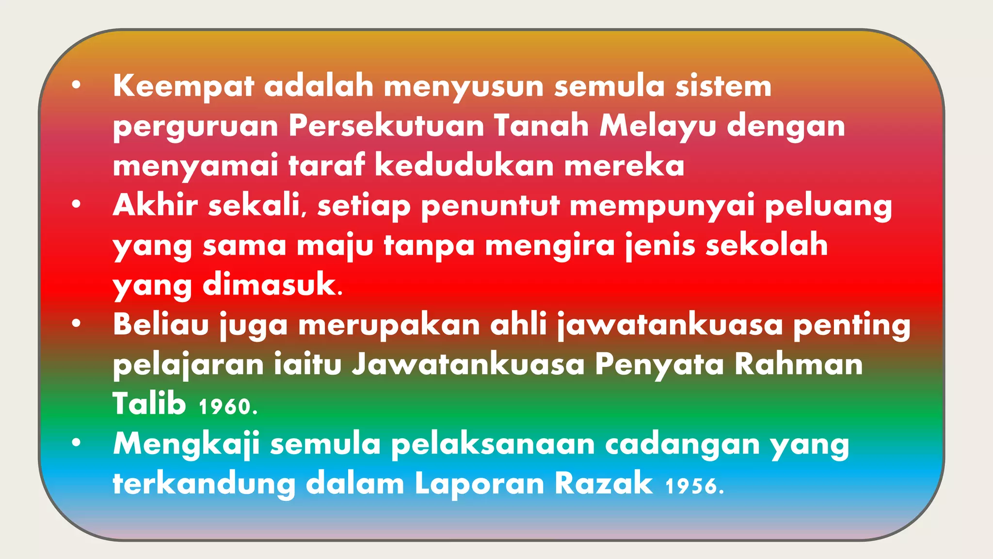 Laporan Aminuddin Baki 1964 | PPTX