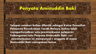 Laporan Aminuddin Baki 1964 | PPTX