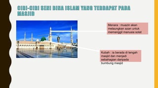 Sumbangan dan pencapaian tamadun islam dalam bidang seni ukur dan seni ...