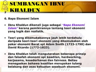 SUMBANGAN ILMUAN ISLAM - IBNU KHALDUM | PPT