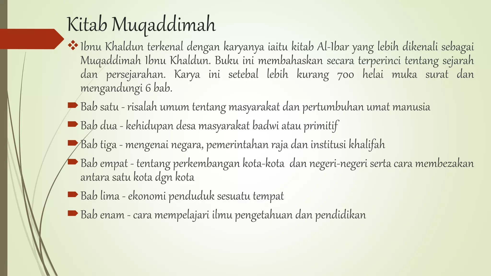 Sumbangan ibnu khaldun | PPTX