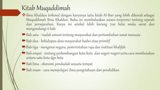 Sumbangan ibnu khaldun | PPTX