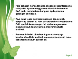 SUMBANGAN KHALIFAH ABU BAKAR AL-SIDDIQ | PPT