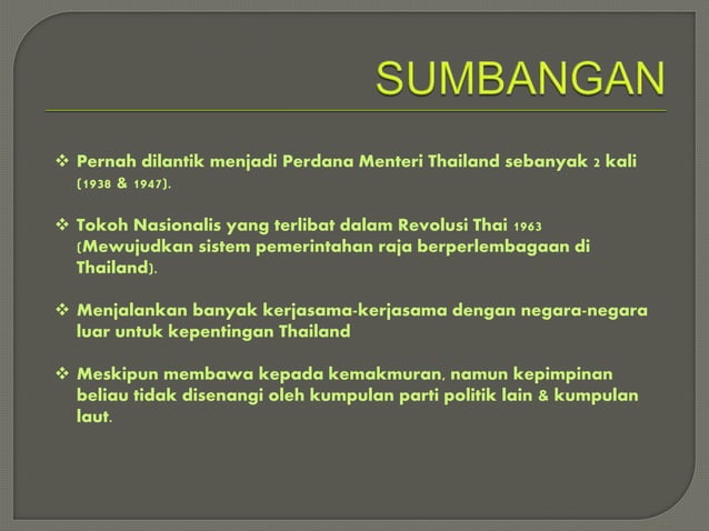 Sumbangan Tokoh Macapagal dan Phibun Songhram | PPTX