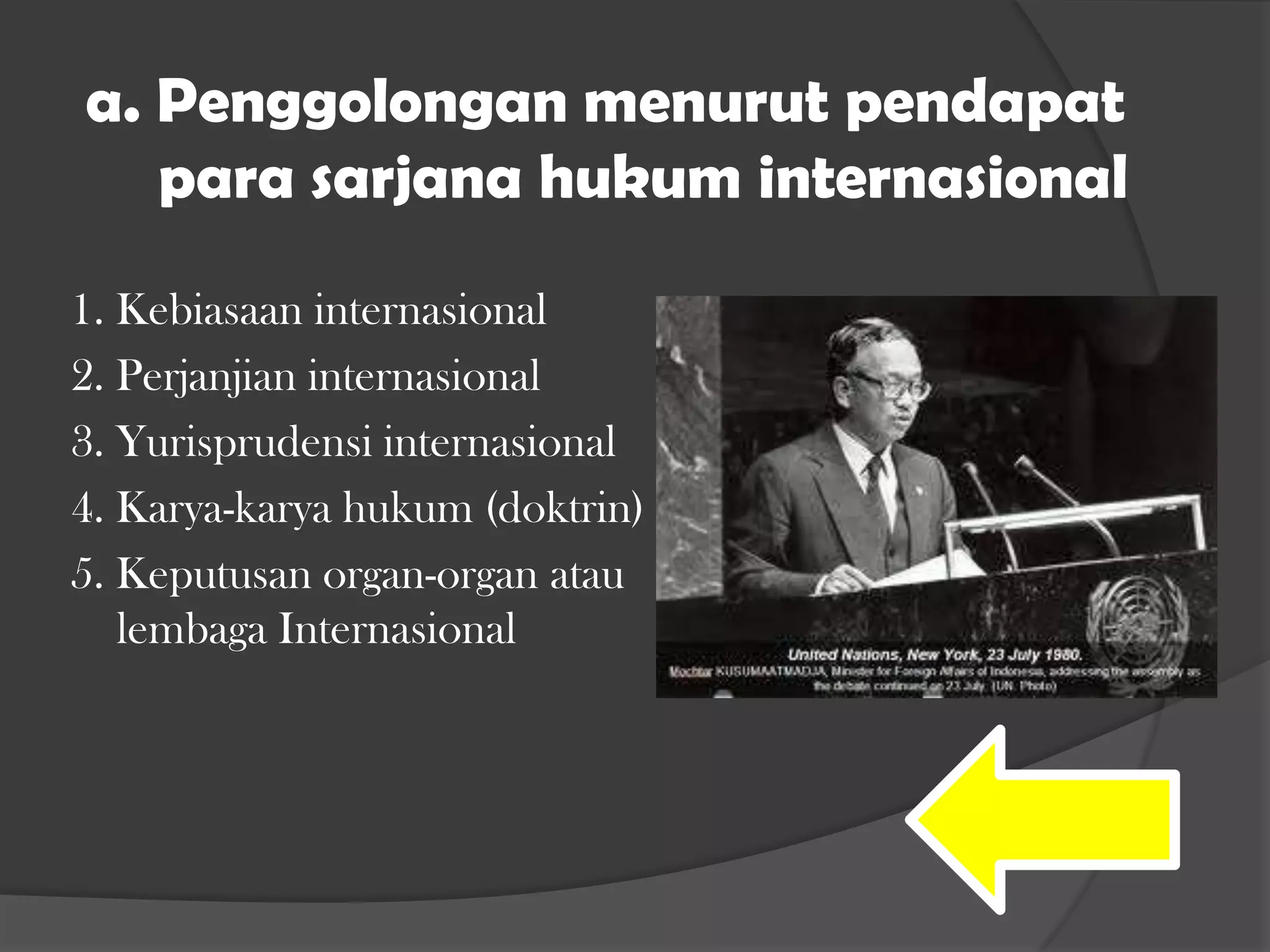Sumber sumber hukum internasional | PPTX