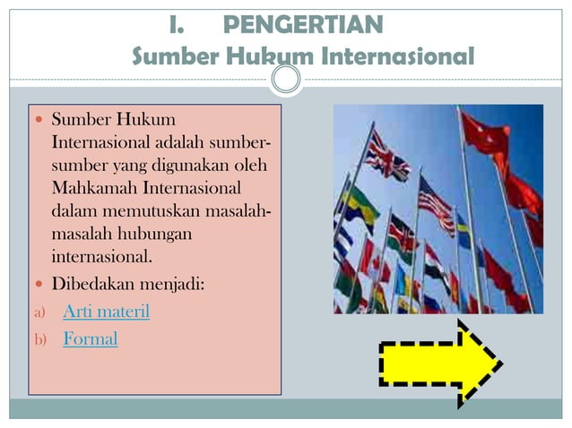 Sumber sumber hukum internasional | PPTX