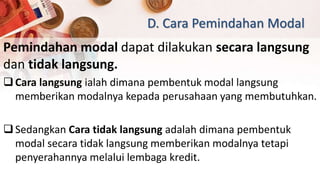 Bab 6 Sumber sumber penawaran modal | PPT