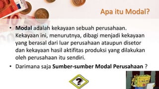 Bab 6 Sumber sumber penawaran modal | PPT