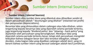 Bab 6 Sumber sumber penawaran modal | PPT