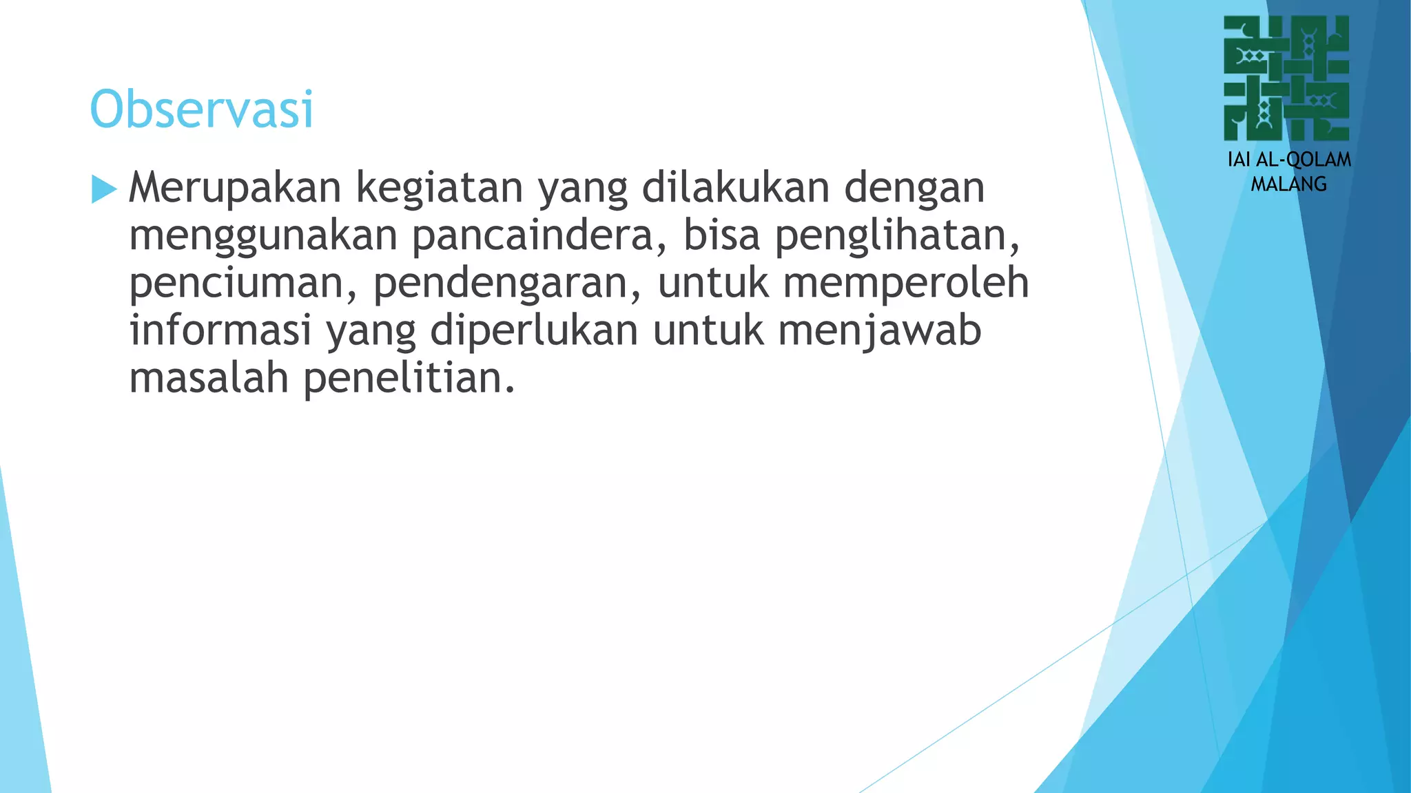 Sumber Data Dan Teknik Pengumpulan Data dalam Penelitian Kualitatif | PPTX