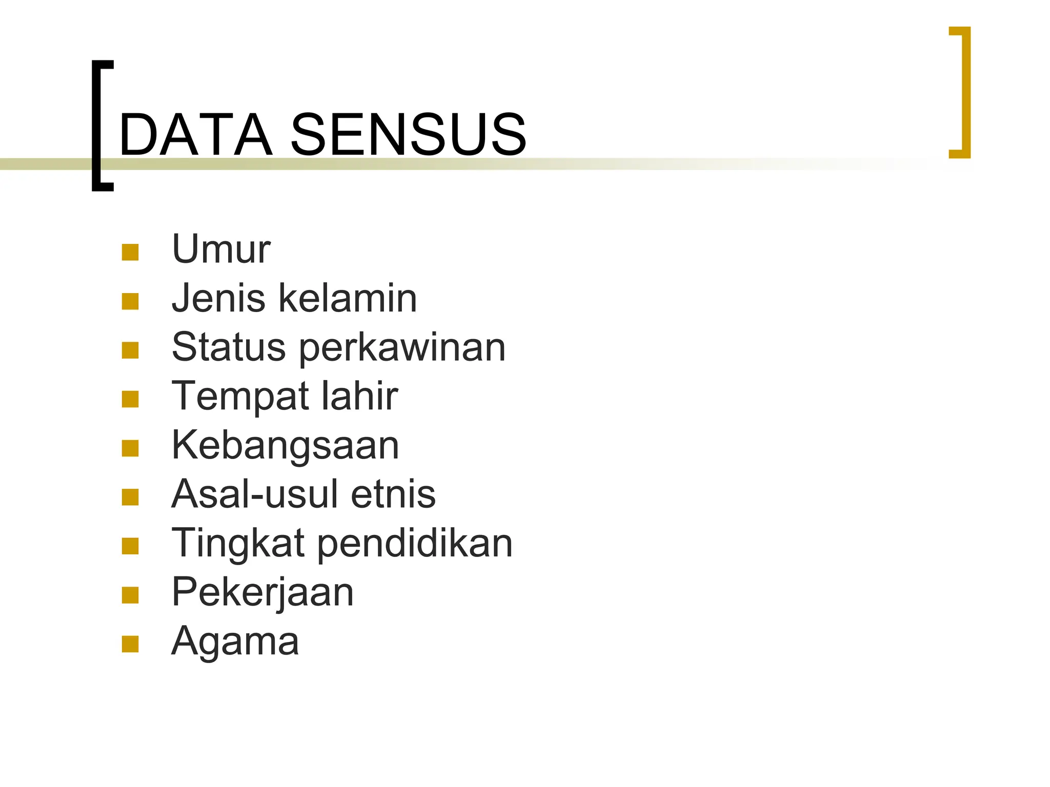 Materi Sumber Data Kependudukan (Sensus, Survei, dan Registrasi) | PPT