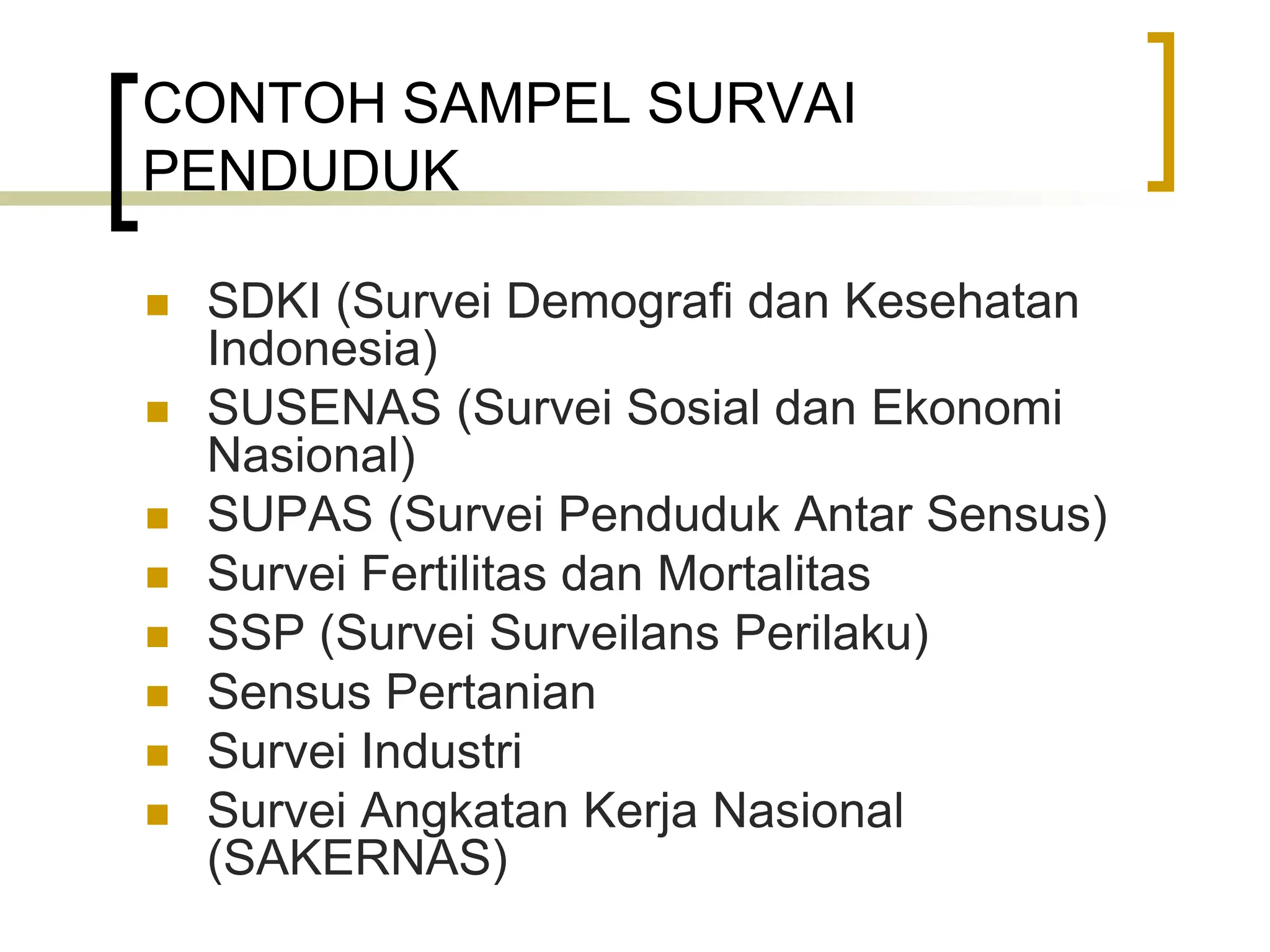 Materi Sumber Data Kependudukan (Sensus, Survei, dan Registrasi) | PPT