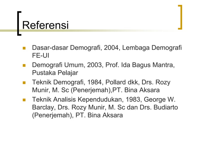 Materi Sumber Data Kependudukan (Sensus, Survei, dan Registrasi) | PPT