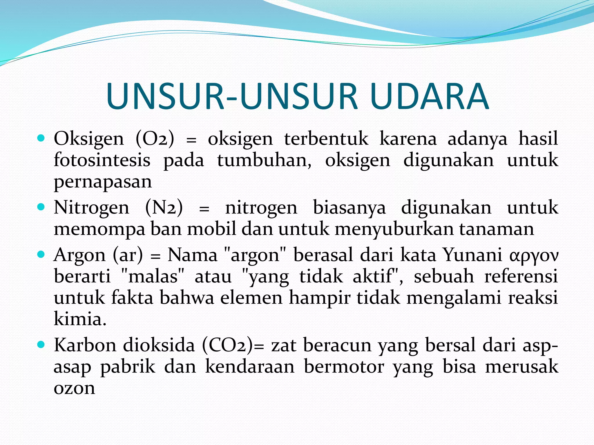 sumber daya alam udara AL-MATURIDI | PPTX