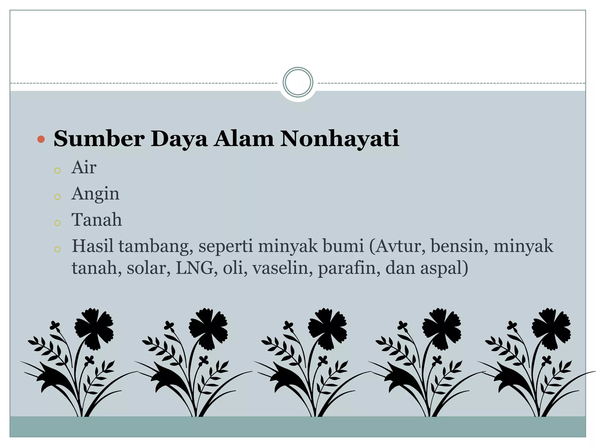 Sumber daya alam di indonesia | PPTX