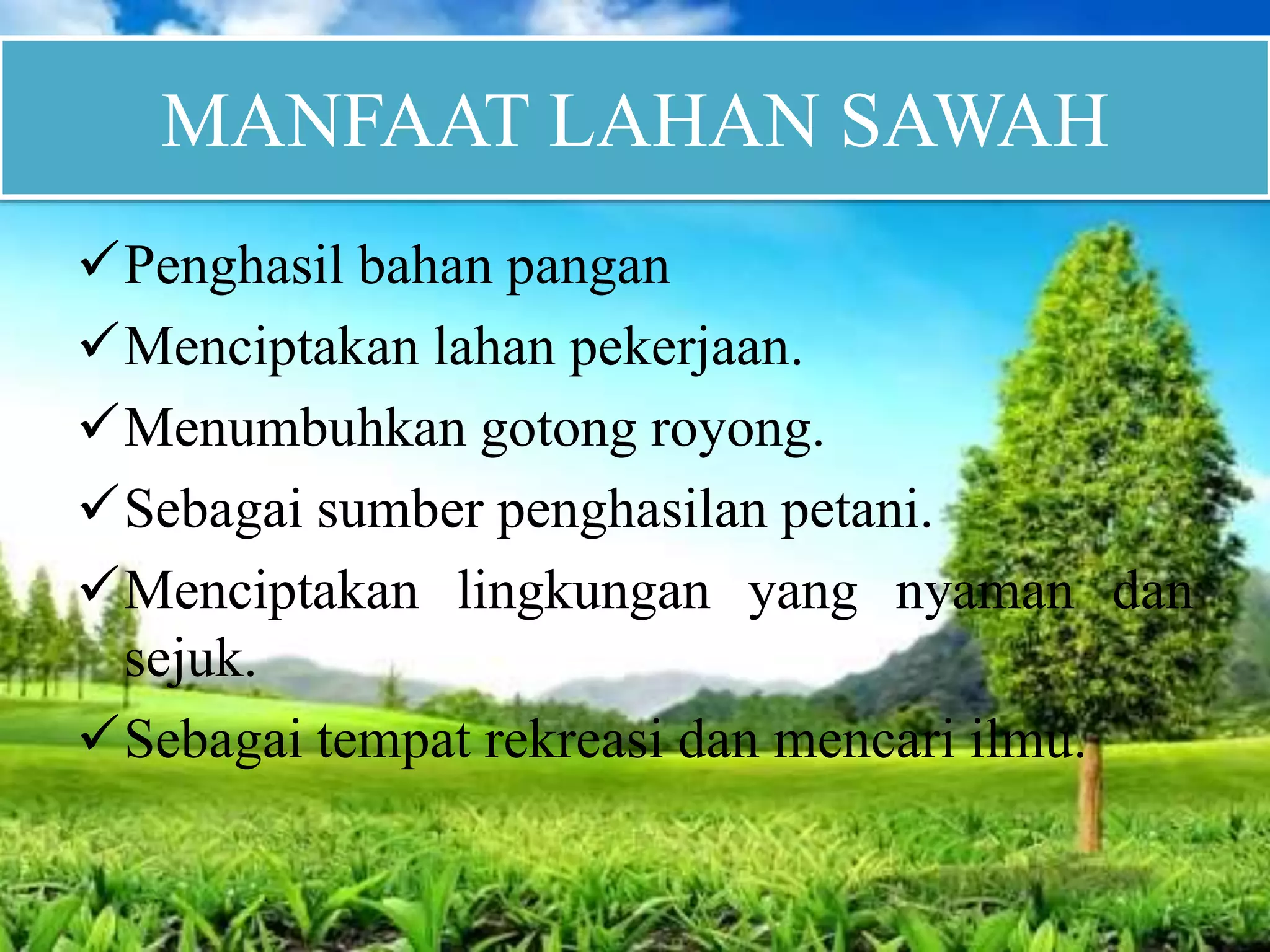 Sumber daya lahan kelompok 1 | PPTX