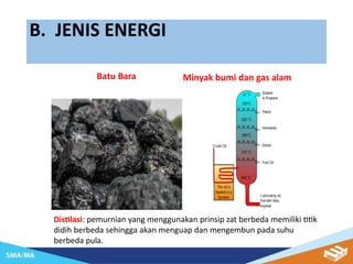 sumber energi pada kehidupan sehari hari pada manusia | PPTX