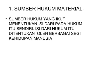 Sumber hukum | PPT