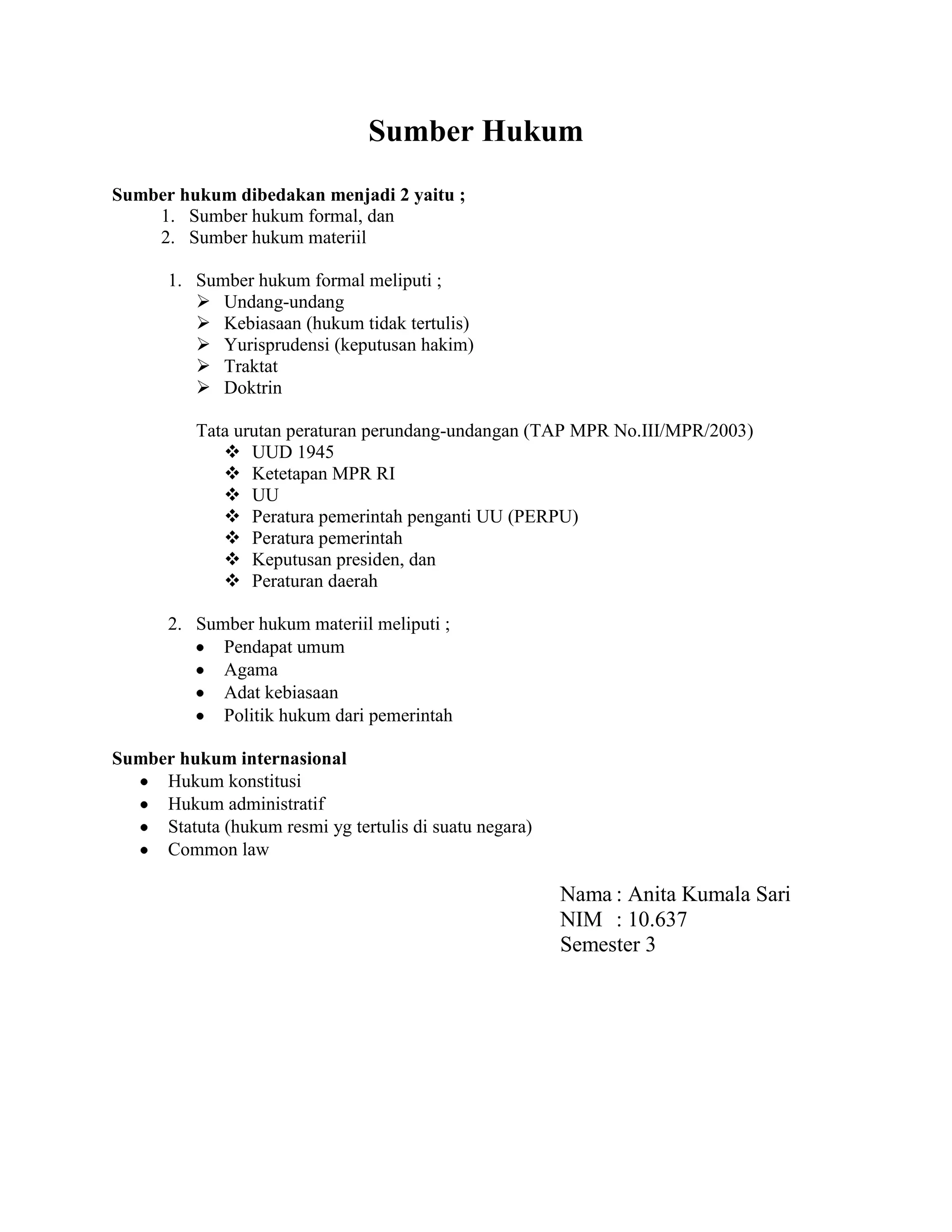 Sumber Hukum Pdf