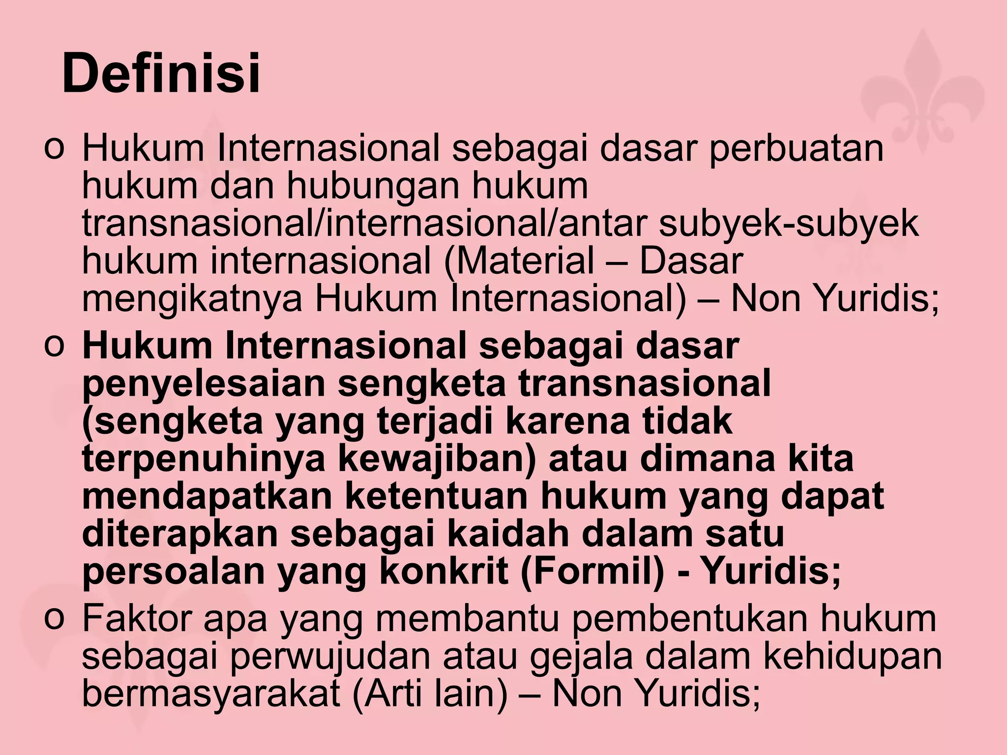 Sumber hukum internasional | PPT