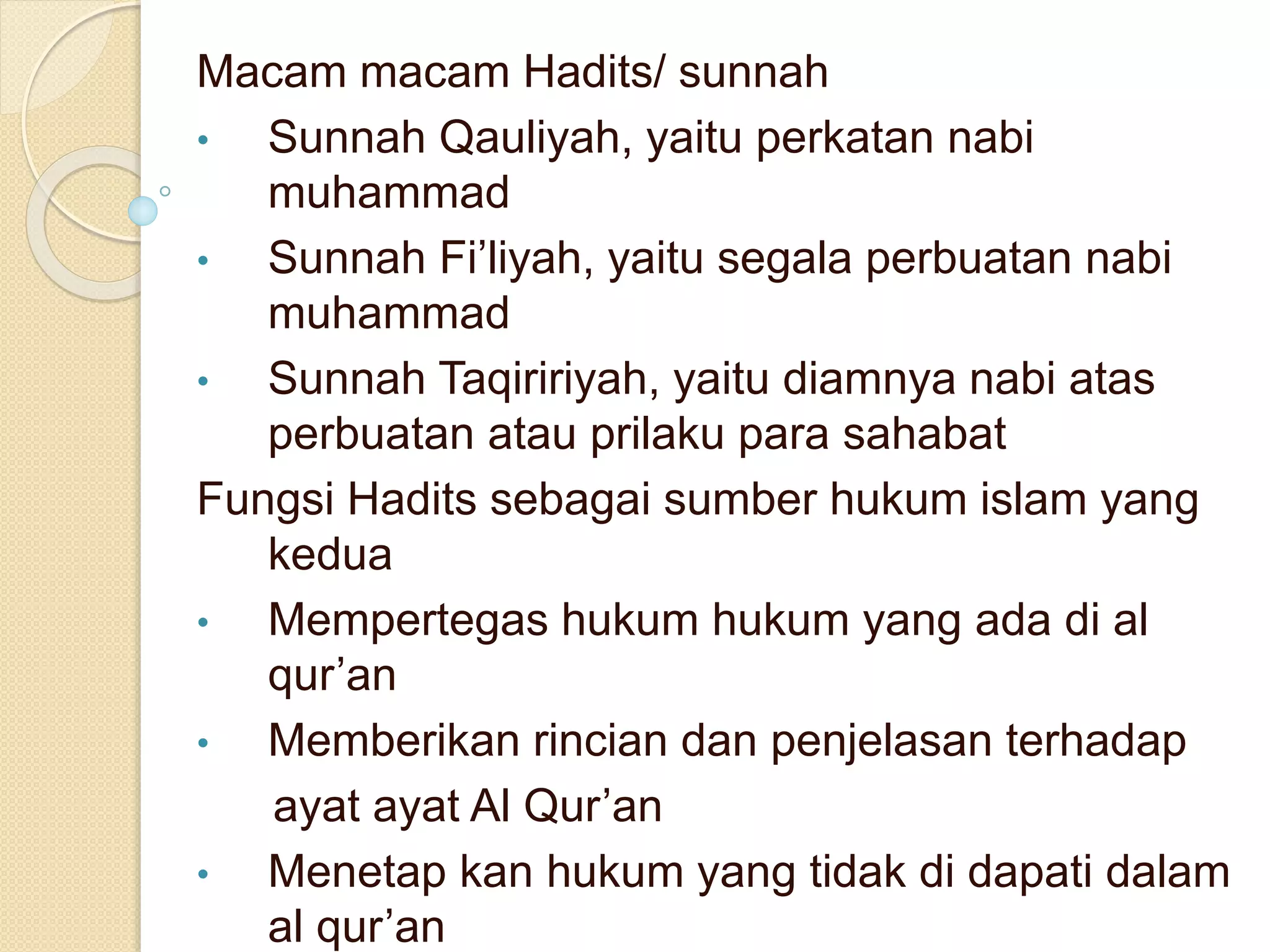 Sumber hukum islam | PPTX