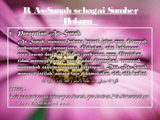 Sumber hukum islam | PPT